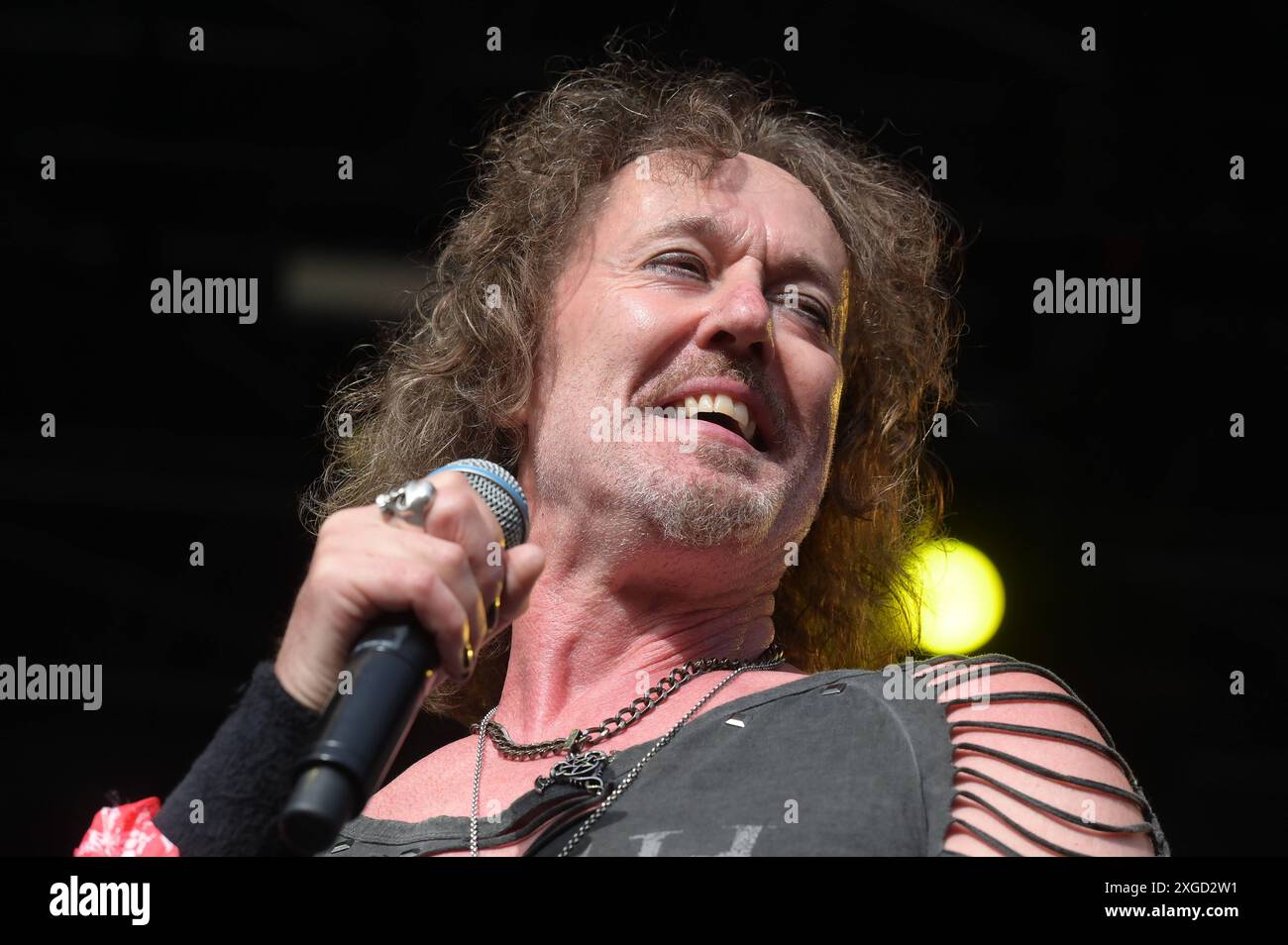 Clam Rock Festival auf der Burg Clam in Sperken, im Bezirk Horn in ...