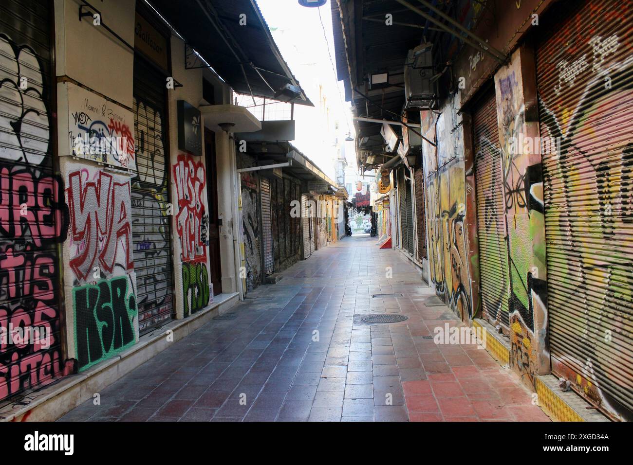 Graffiti athens ancient hi-res stock photography and images - Alamy