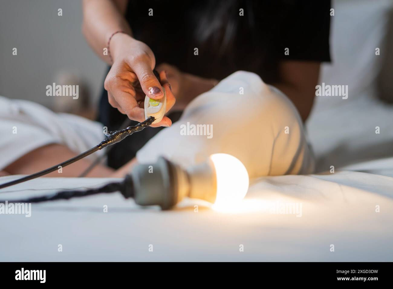 Girl work on production hi-res stock photography and images - Alamy