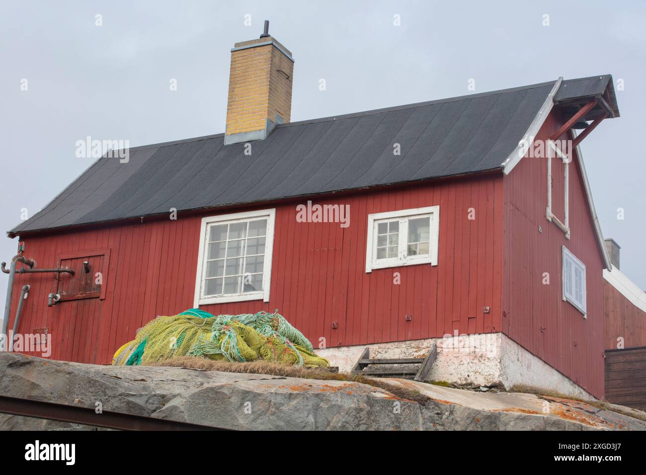 Ilulissat Harbour on the west coast of Greenland, 250 kms north of the ...