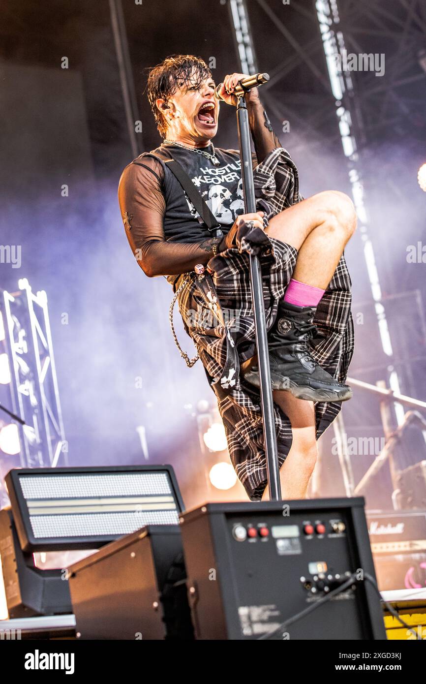 Milan Italy. 07th Jul 2024. The English singer-songwriter and actor ...