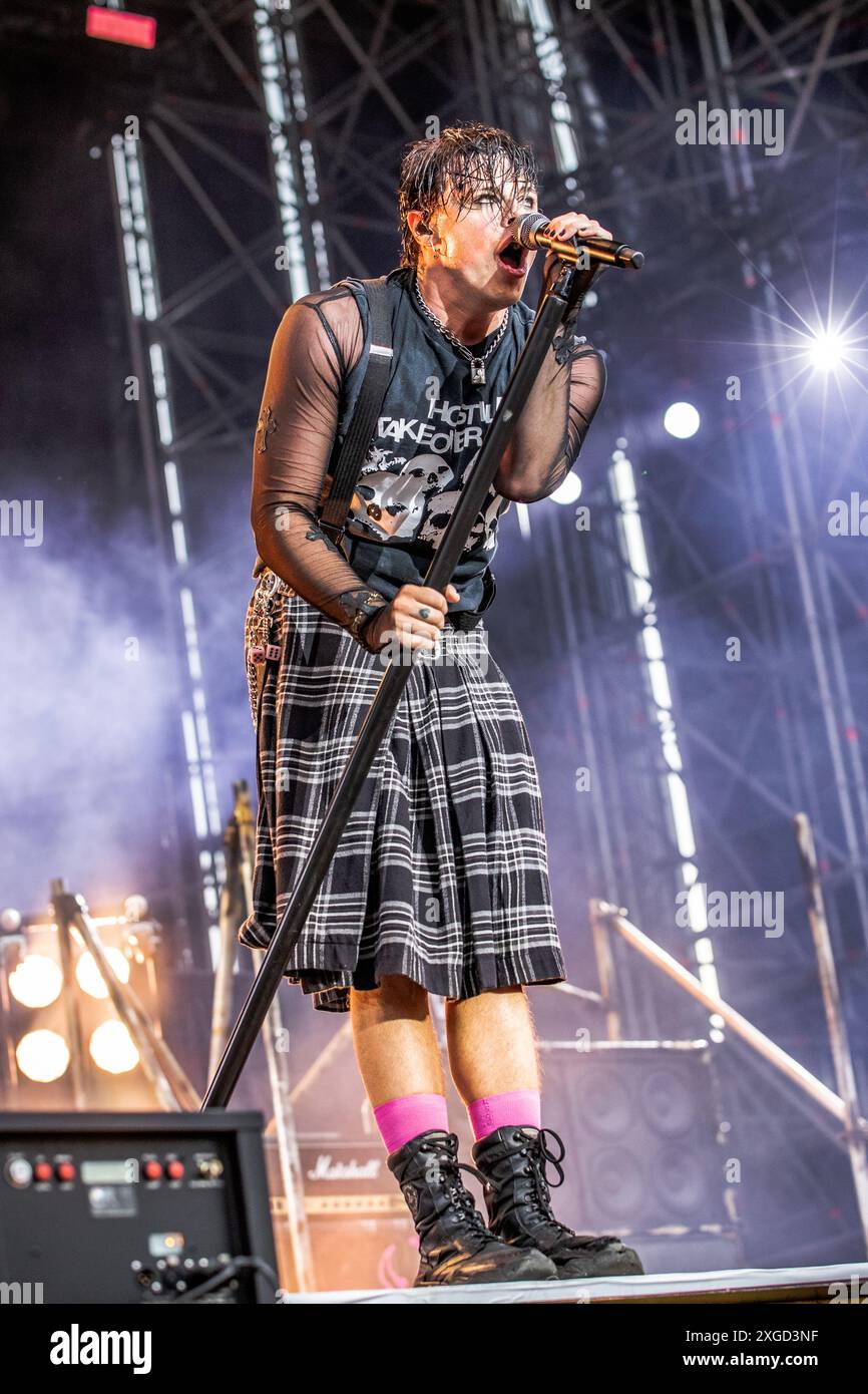 Milan Italy. 07th Jul 2024. The English singer-songwriter and actor ...