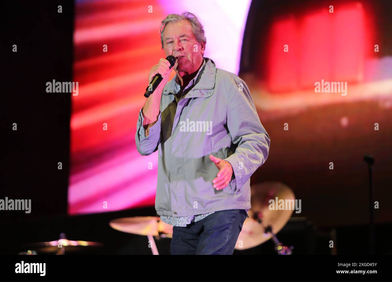 Ian Gillan, Sänger von Deep Purple, beim Auftritt von Deep Purple am ...