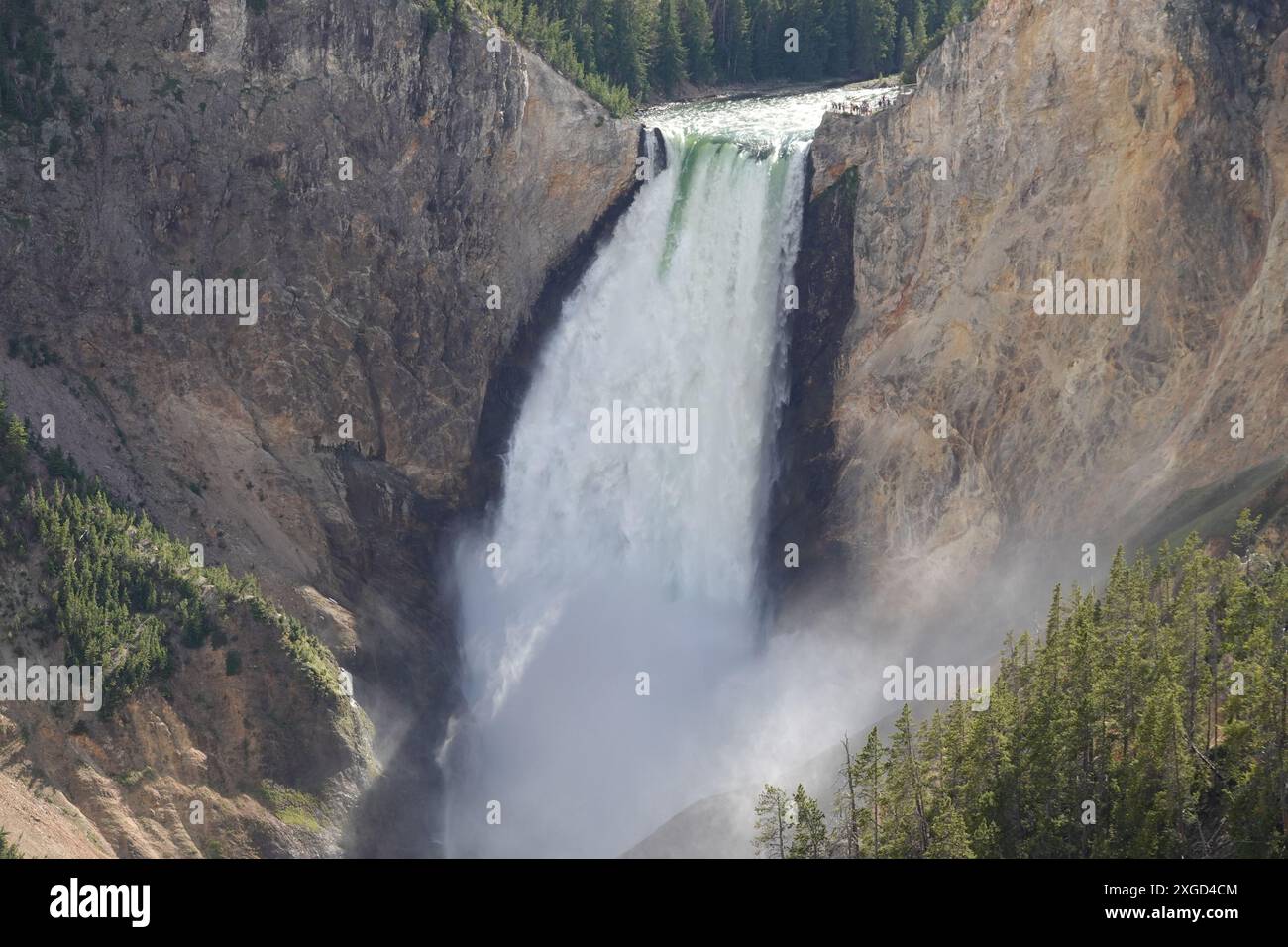 Yellowstone river lower falls hi-res stock photography and images - Alamy