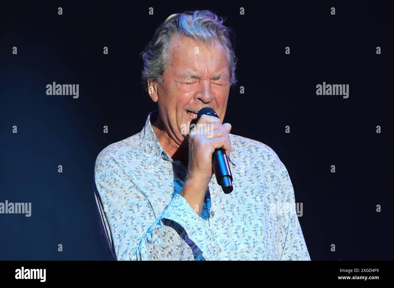 Ian Gillan, Sänger von Deep Purple, beim Auftritt von Deep Purple am ...