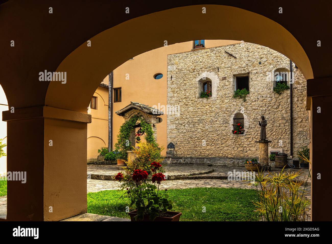 The sanctuary convent of Fonte Colombo is one of the four Franciscan ...