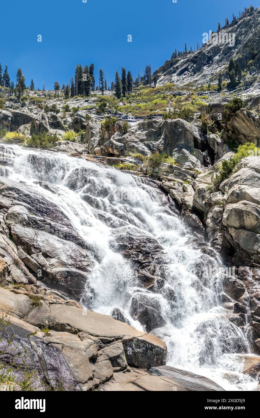 The Tokopah Falls in the Sequioa National Park, California USA Stock ...