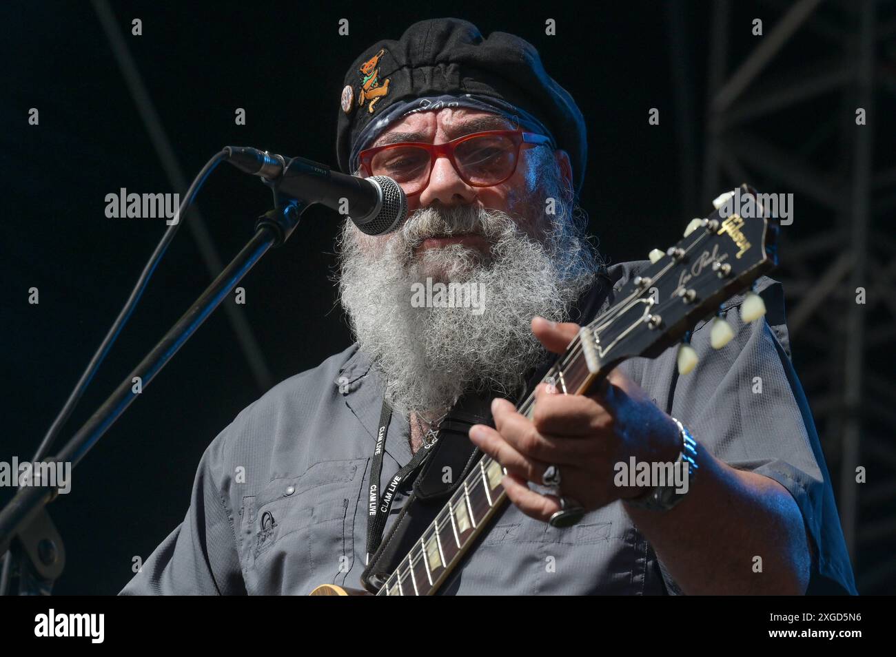 Clam Rock Festival auf der Burg Clam in Sperken, im Bezirk Horn in ...