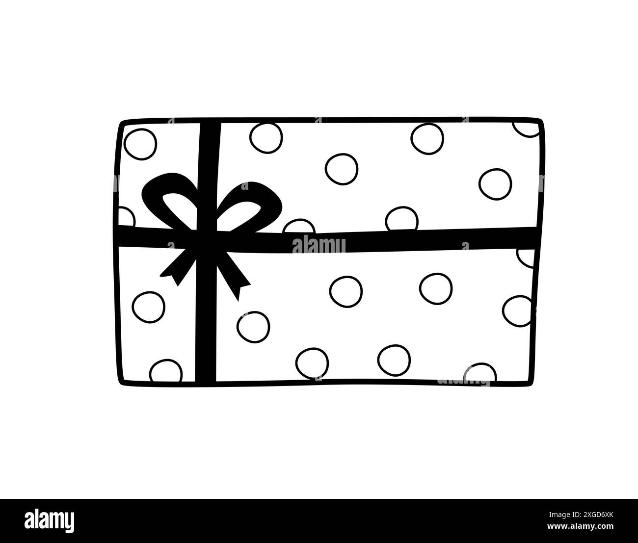 Hand card gift box Black and White Stock Photos & Images - Alamy