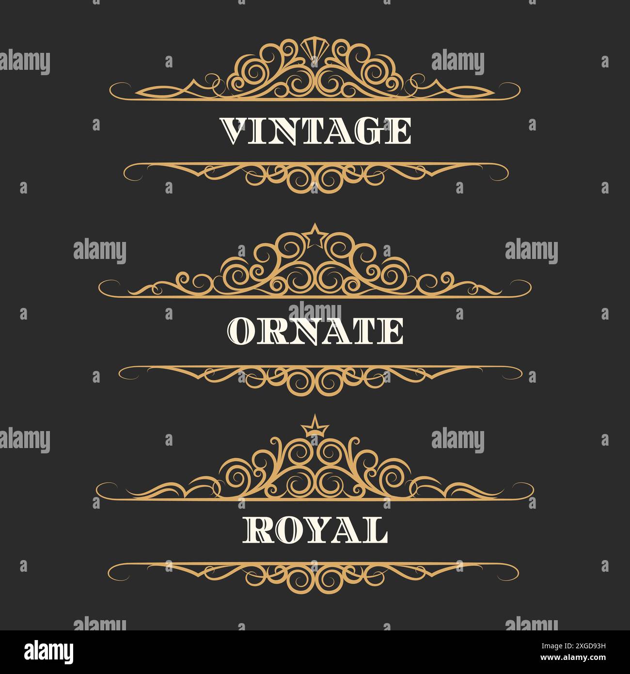 Monogram black hi-res stock photography and images - Alamy