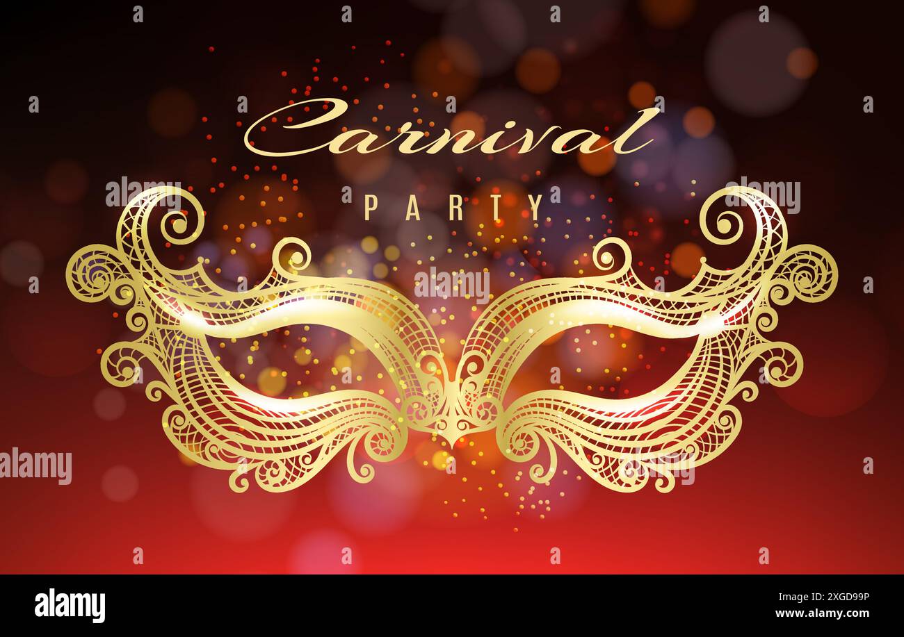Masked ball Stock Vector Images - Alamy