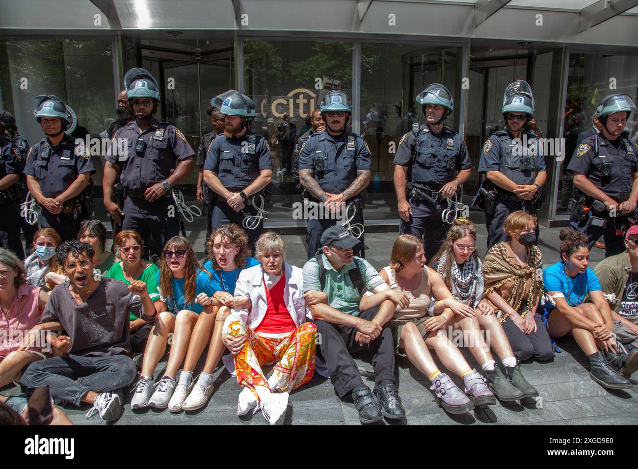 Environmental activists rally, march, demonstrate and block the ...