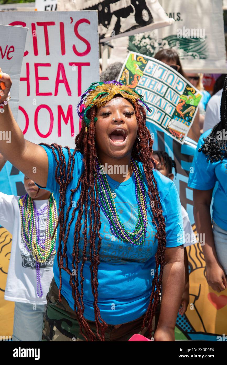 Environmental activists rally, march, demonstrate and block the ...