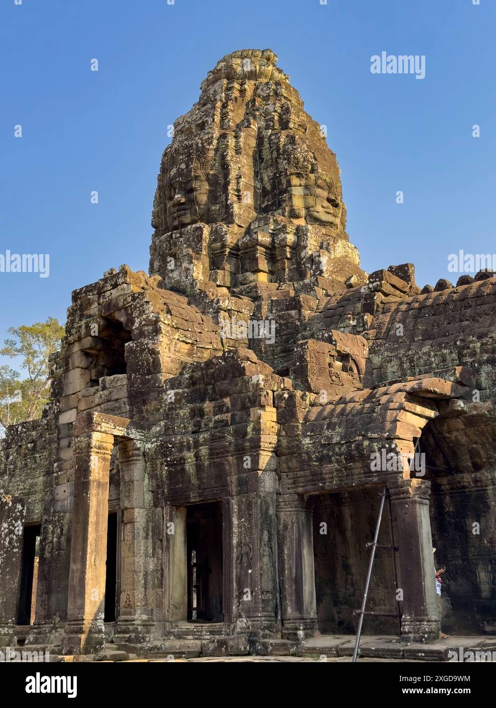 Bayon, the late 12th century state temple of king Jayavarman VII ...