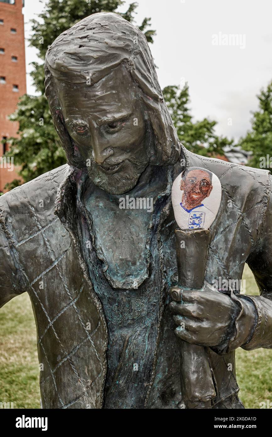 William Shakespeare statue and Euro 2024 England footballer stone ...