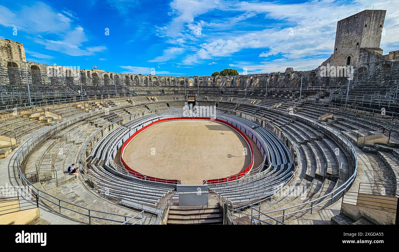 Arles amphitheatre top view hi-res stock photography and images - Alamy