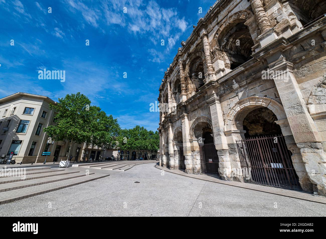 Roman amphitheatre, Nimes, Gard, Occitania, France, Europe Stock Photo ...