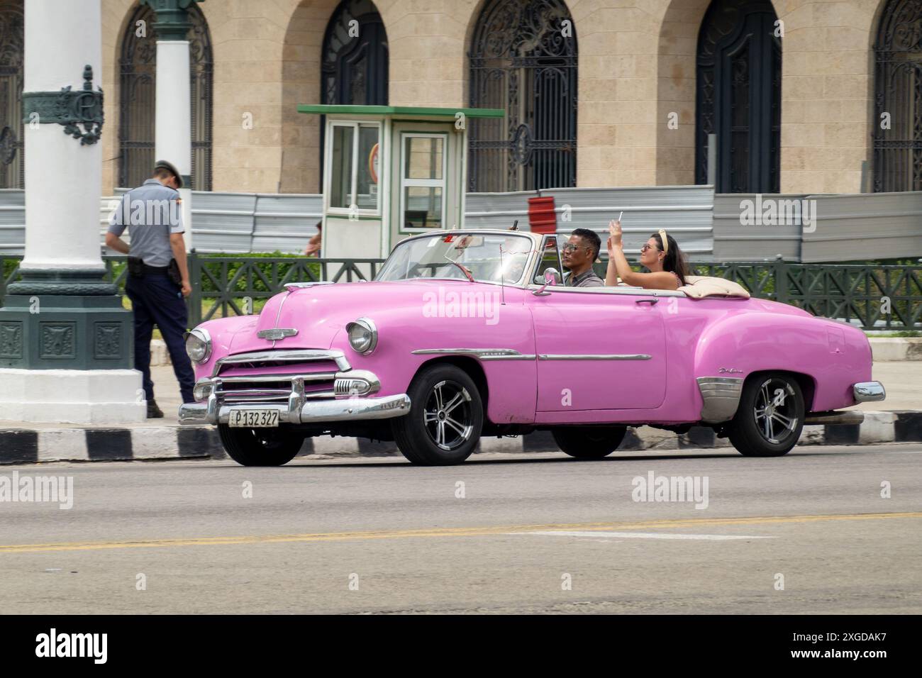 HAVANA, CUBA - AUGUST 28, 2023: Chevrolet Bel Air 1952 Deluxe ...