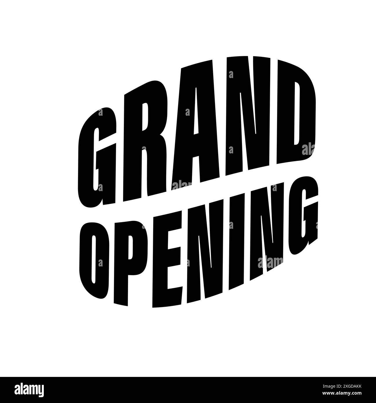 Grand Opening sign invitation lettering Stock Vector Image & Art - Alamy