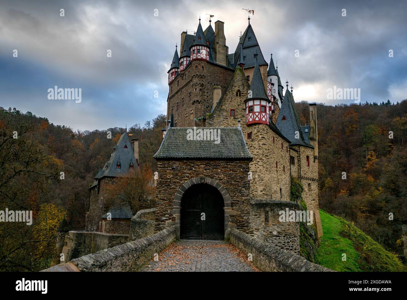 Eltz castle in fall hi-res stock photography and images - Alamy