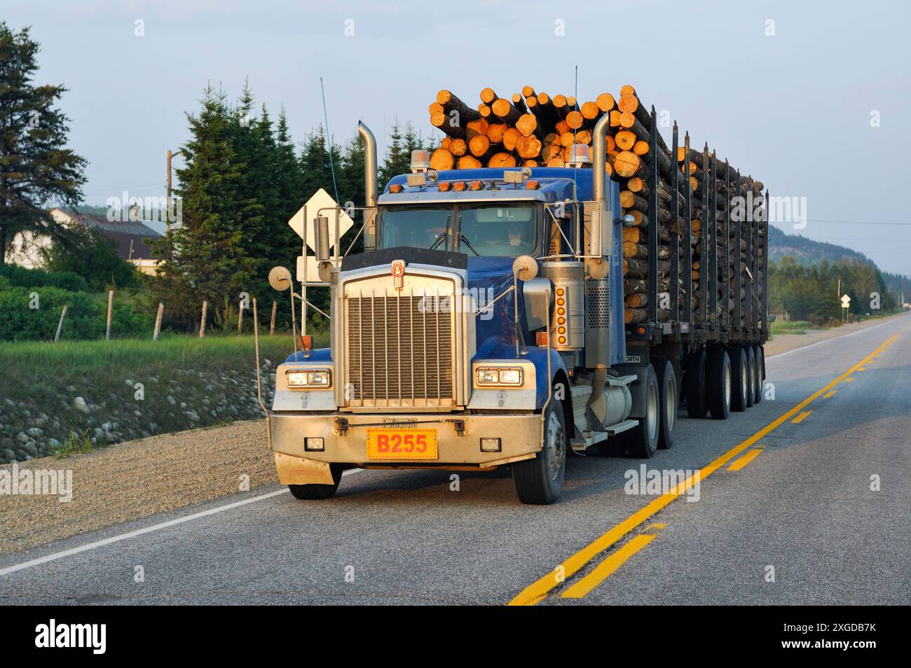 Log driver canada hi-res stock photography and images - Alamy
