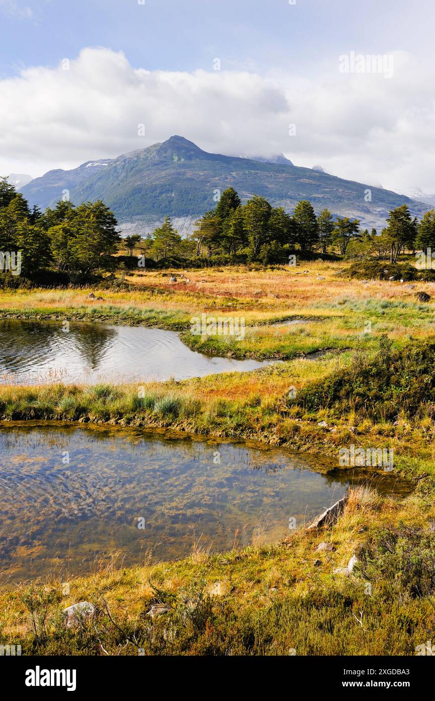 Ainsworth Bay, Alberto de Agostini National Park, Tierra del Fuego ...