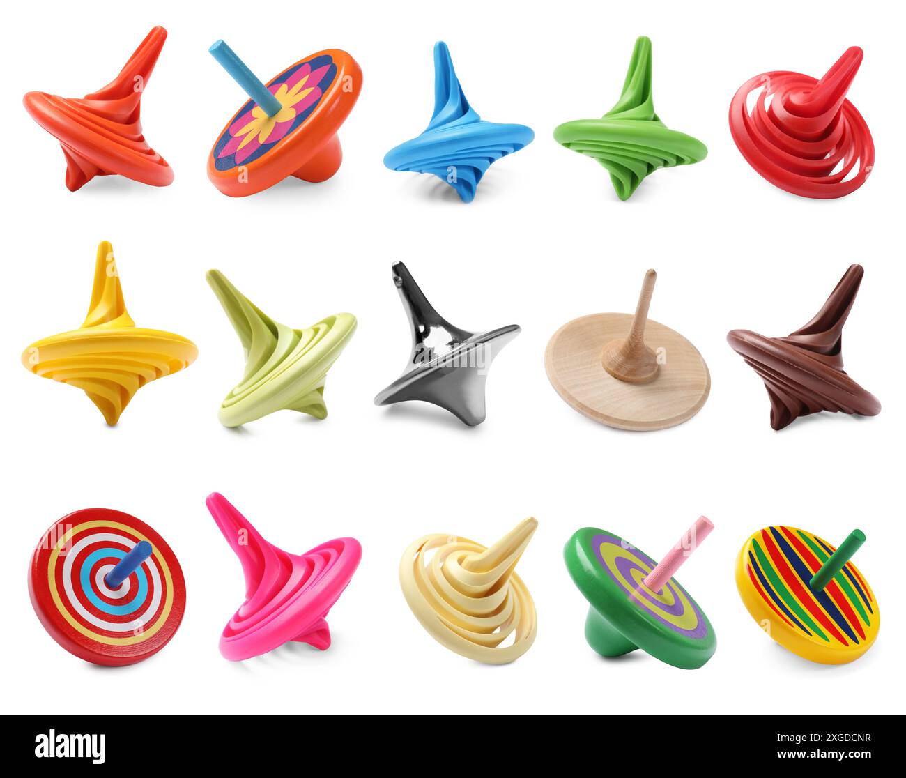 Children spinning tops Cut Out Stock Images & Pictures - Alamy