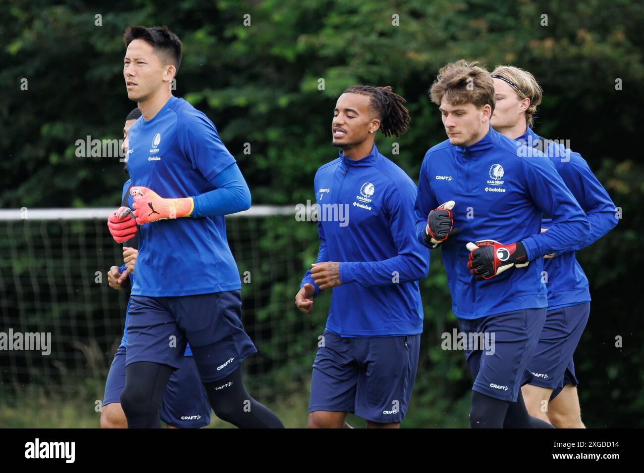 Burgh Haamstede, Netherlands. 08th July, 2024. Gent's goalkeeper Daniel ...