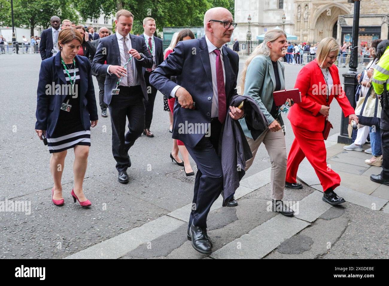 London, UK. 08th July, 2024. Labour Party MPs and ministers, including ...