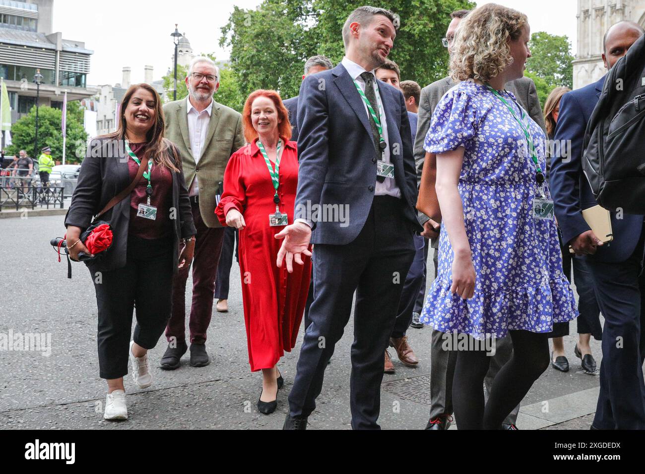 London, UK. 08th July, 2024. Labour Party MPs and ministers, including ...