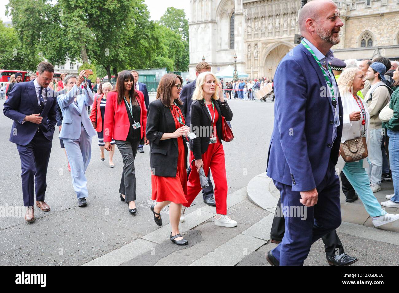 London, UK. 08th July, 2024. Labour Party MPs and ministers, including ...
