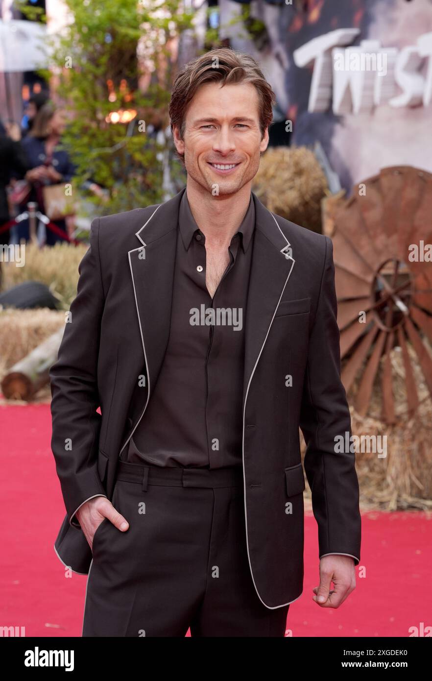 Glen Powell attending the Twisters European Premiere at Cineworld ...