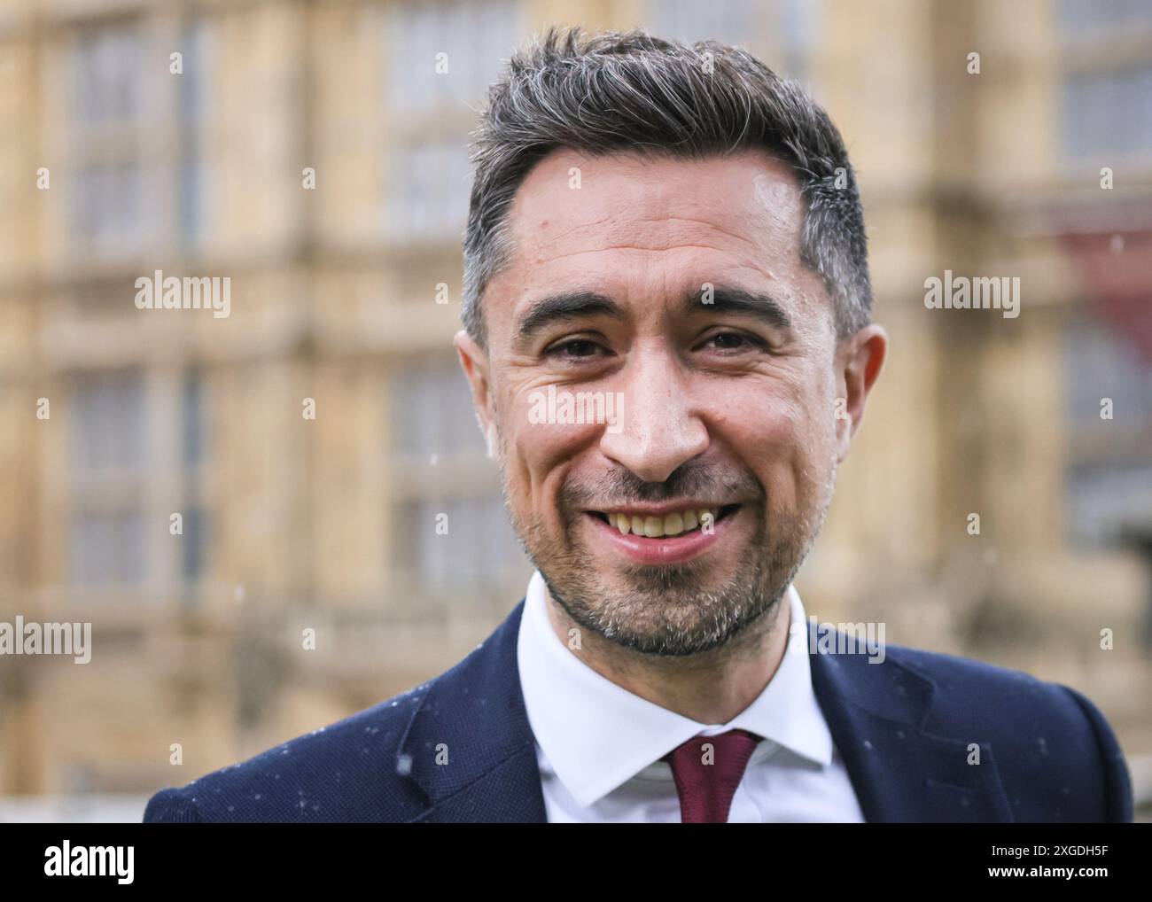 London, UK. 08th July, 2024. Damien Egan, new MP for Bristol North East ...