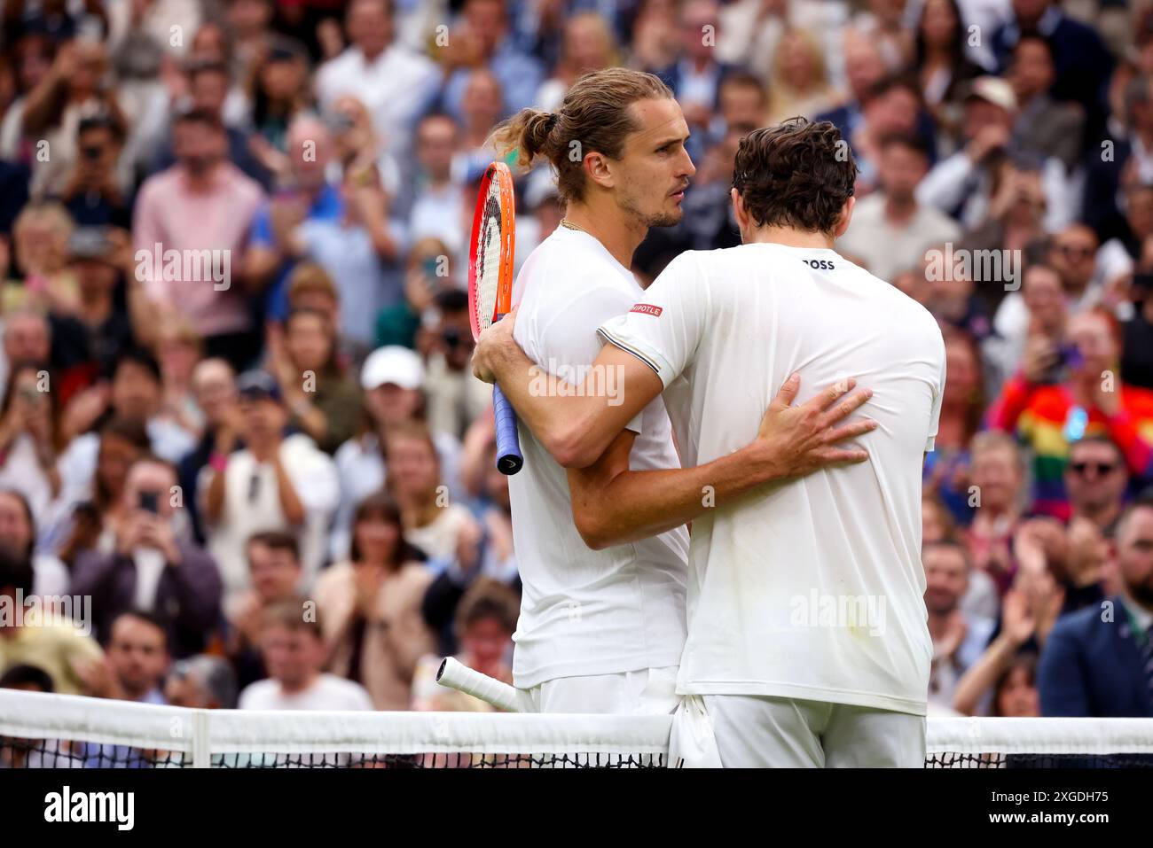 Wimbledon, London, UK. 08th July, 2024. Taylor Fritz of the United ...