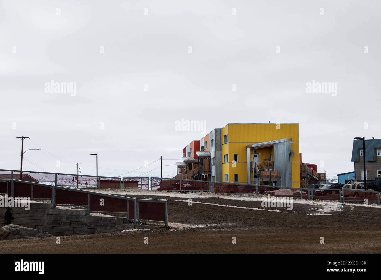 Colorful apartment buildings that resemble shipping containers in ...