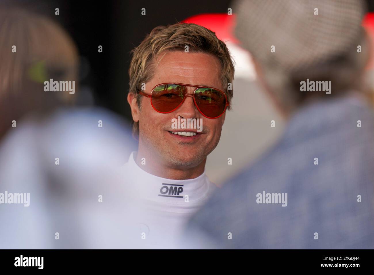 Silverstone, UK. 07th July, 2024. Brad Pitt as Sonny Hayes, F1 Movie ...