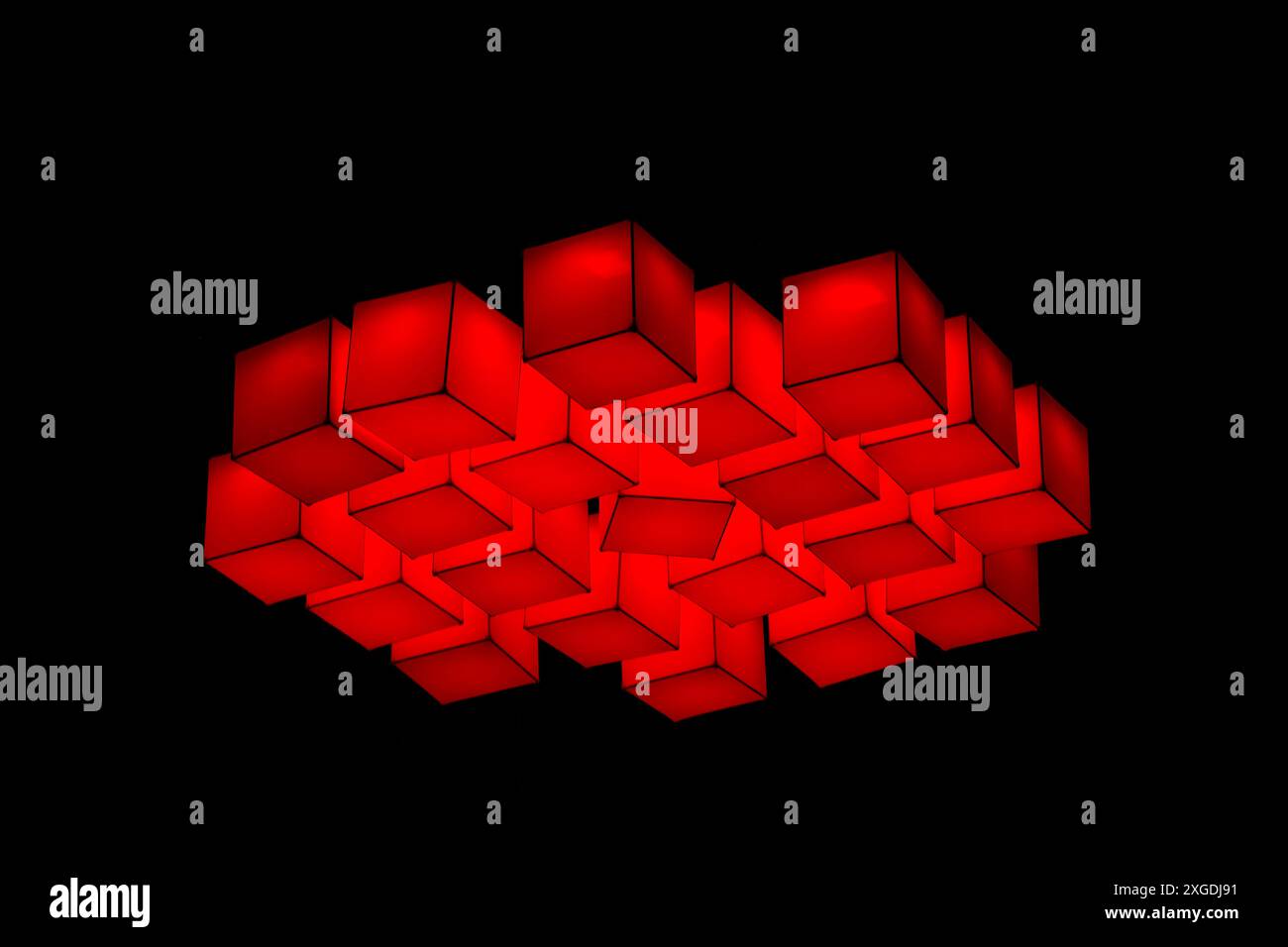 Cubes floating in space 3d hi-res stock photography and images - Alamy