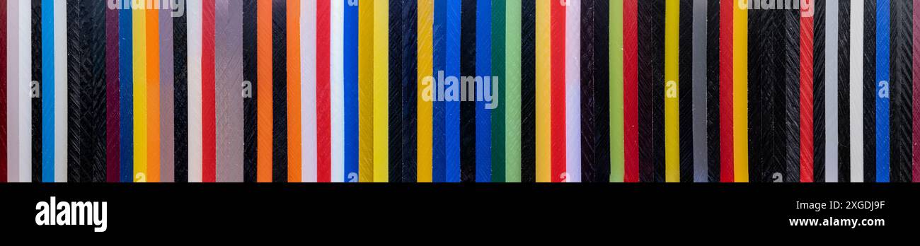 Stack of different colours Cast Acrylic Sheet - Plexiglas Stock Photo ...