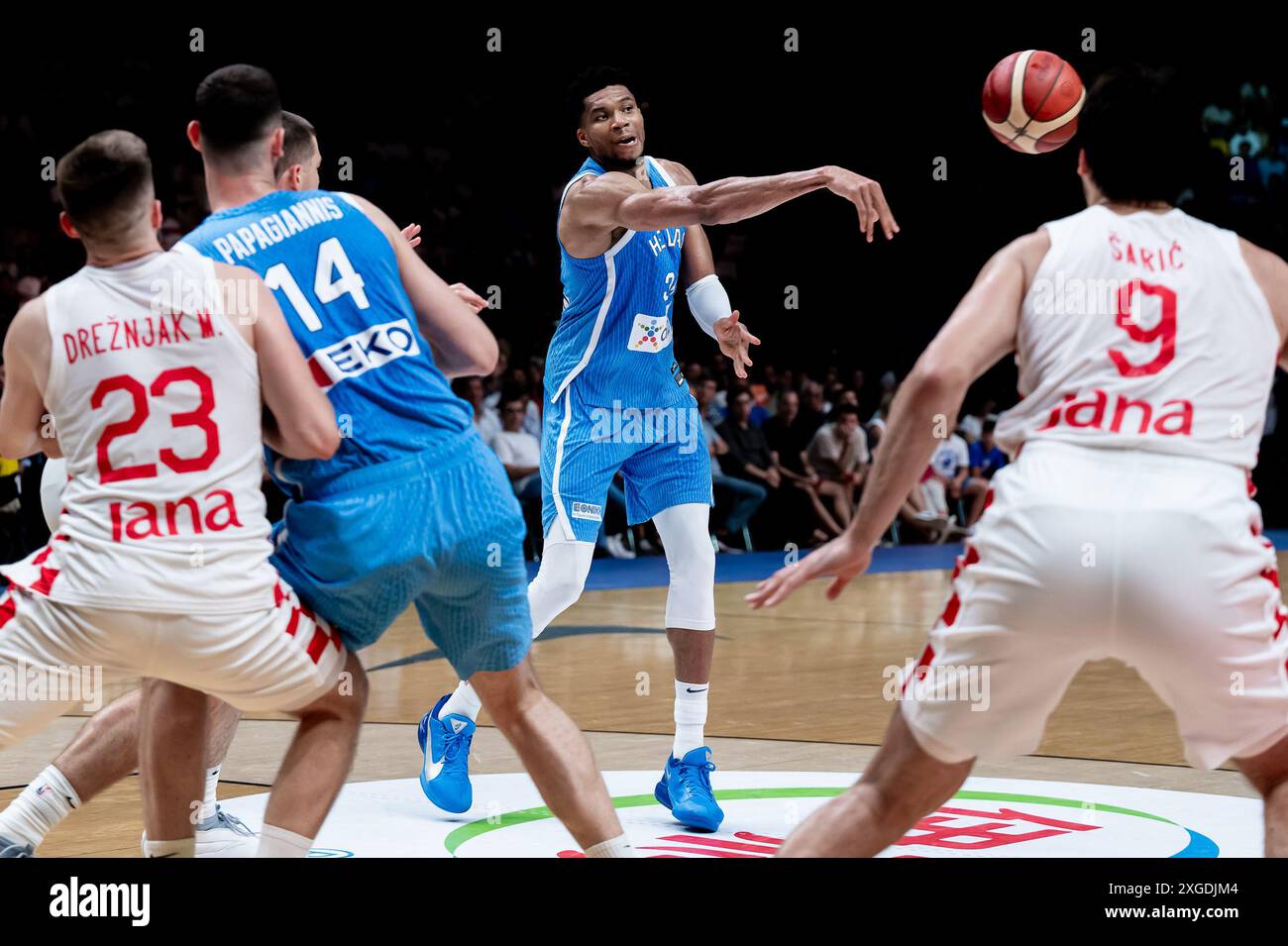 Fiba-Olympic-Qualifying-Tournament-2024-Piraeus-Greece/game Croatia ...