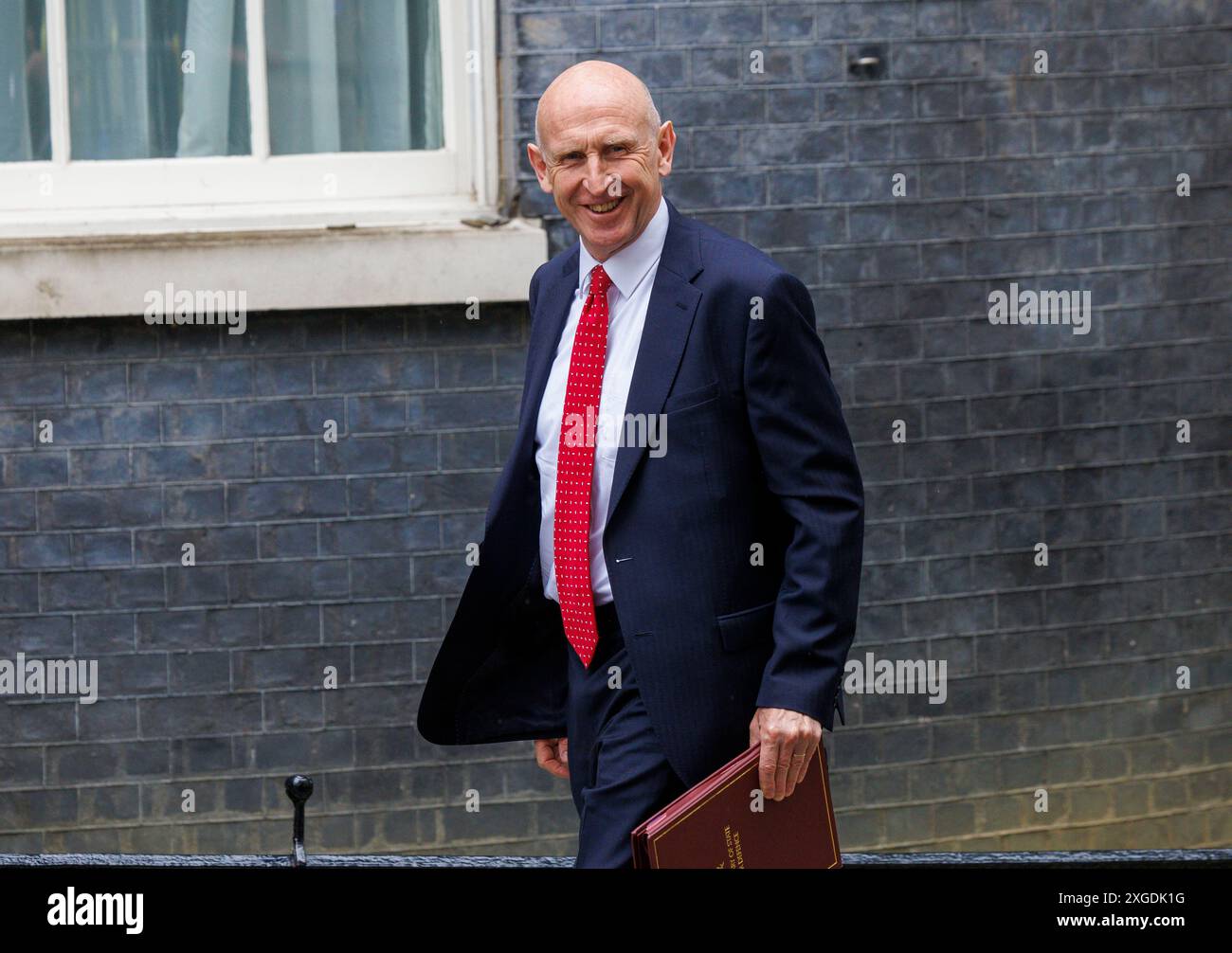 John Healey, Defence Secretary, in Downing Street for a Cabinet meeting ...