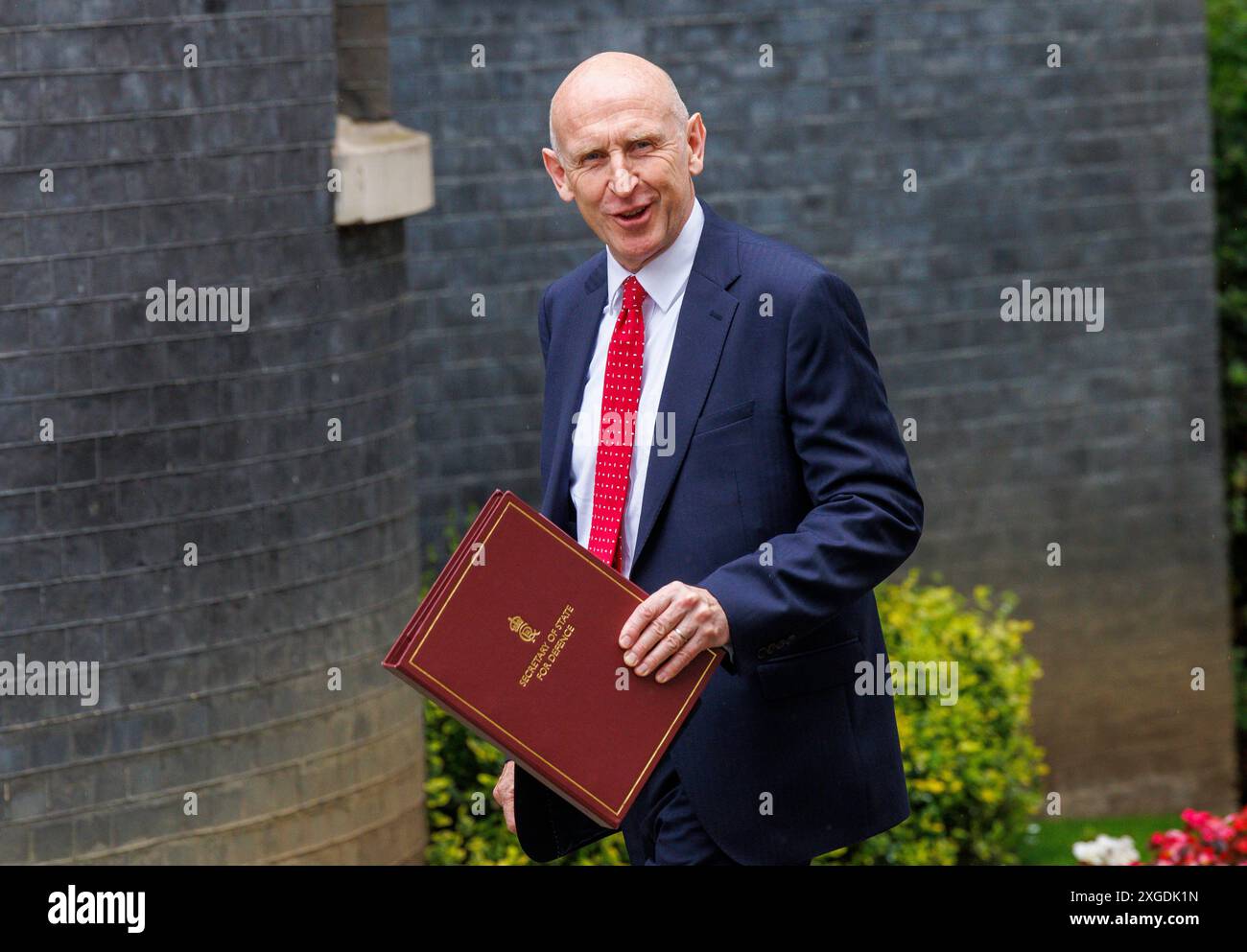 John Healey, Defence Secretary, in Downing Street for a Cabinet meeting ...