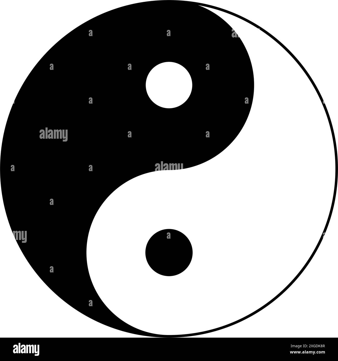 Yin yang vectors hi-res stock photography and images - Alamy