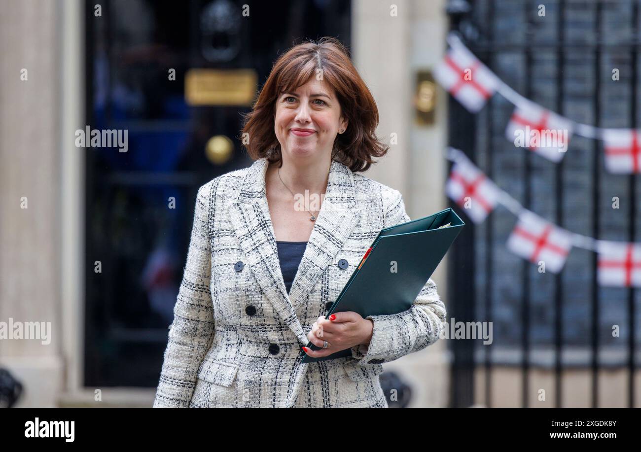 Lucy Powell, Leader of the Commons, at Downing Street for Keir Starmers ...
