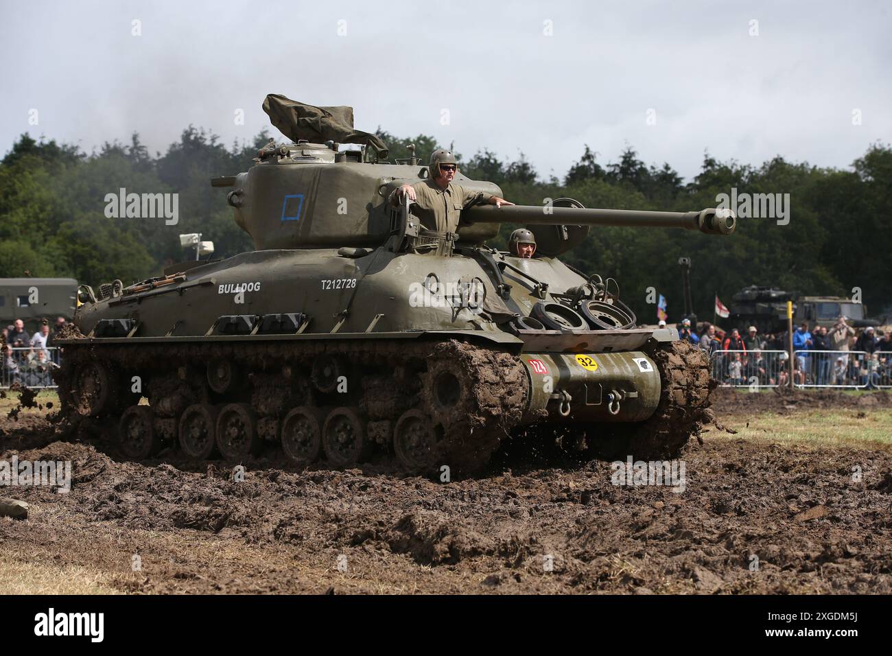 Sherman M4A1(W)76 VVSS World War II Tank Stock Photo - Alamy