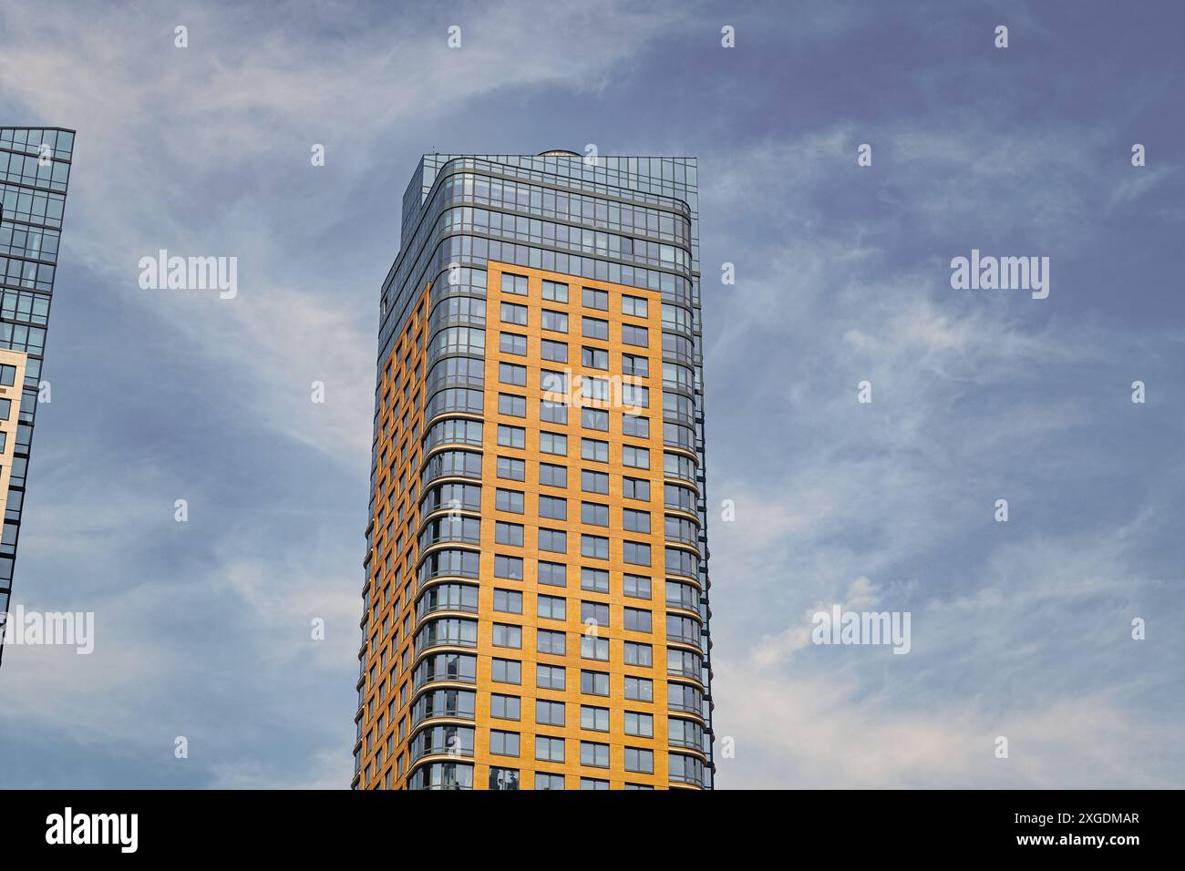 skyscraper building architecture. skyscraper with facade design. modern ...