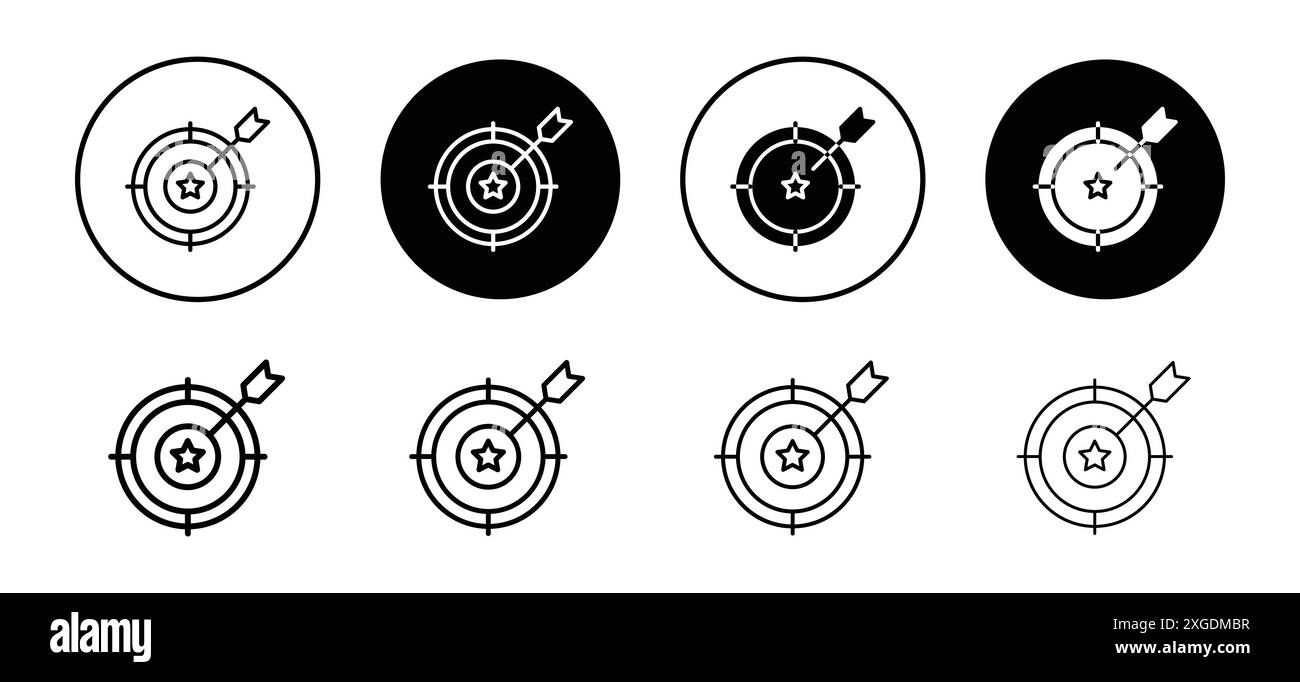 Aptitude icon vector logo set collection for web app ui Stock Vector ...