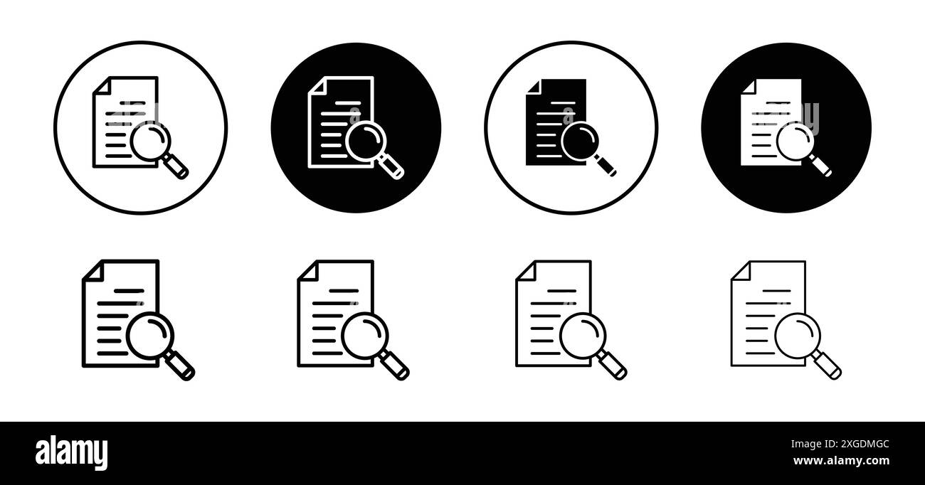 Case studies icon vector logo set collection for web app ui Stock Vector Image & Art - Alamy