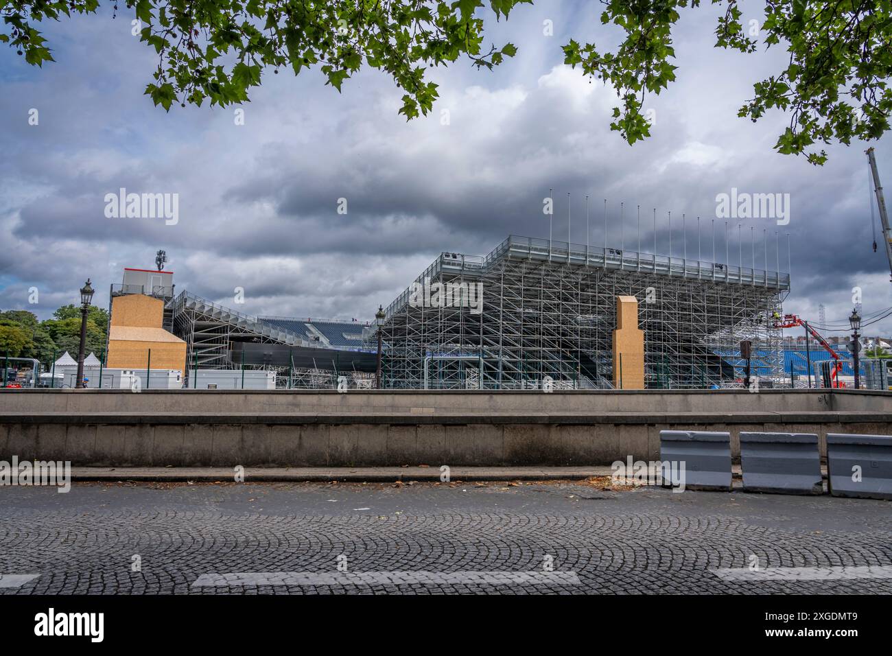 Paris, France - 07 06 2024: Olympic Games Paris 2024. View of Place de ...