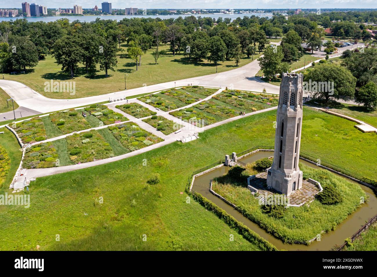 Detroit, Michigan - The Nancy Brown Peace Carillon on Belle Isle, an ...