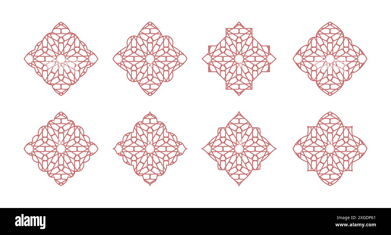 Islamic mashrabiya pattern mosque window shape. Arabic traditional ...